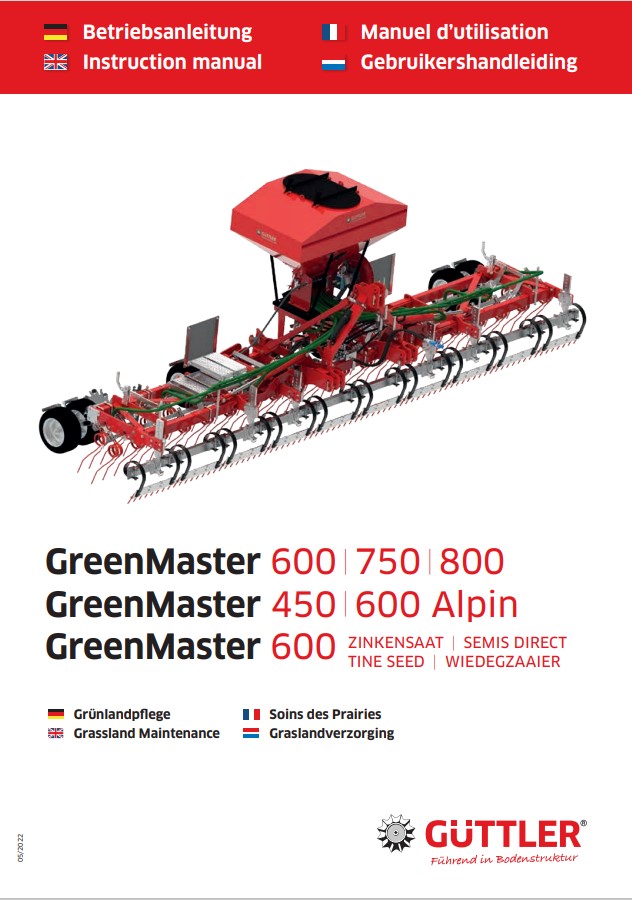 GreenMaster Zinkensaat 300 / 600 – GUETTLER GmbH
