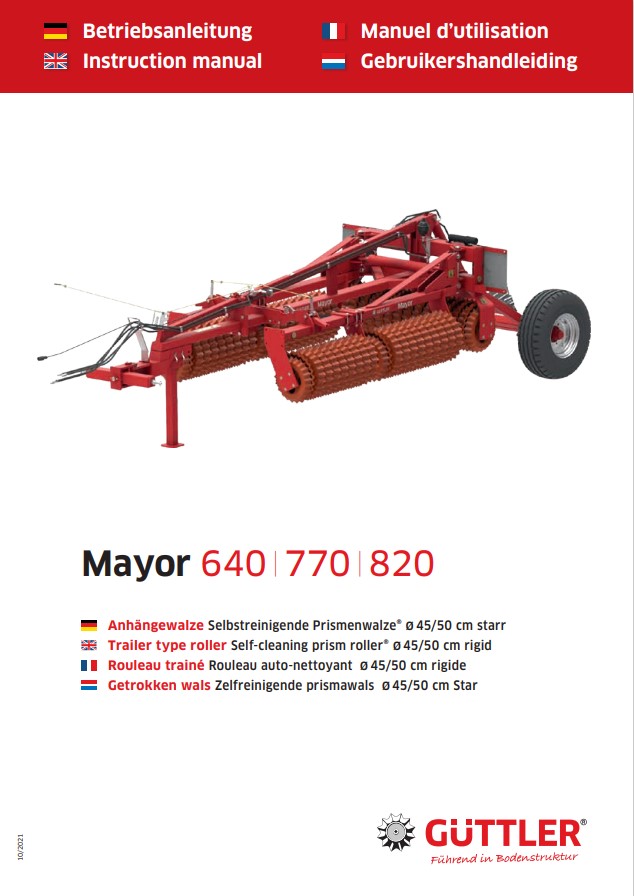 MAYOR 640/ 770/ 820 – GUETTLER GmbH