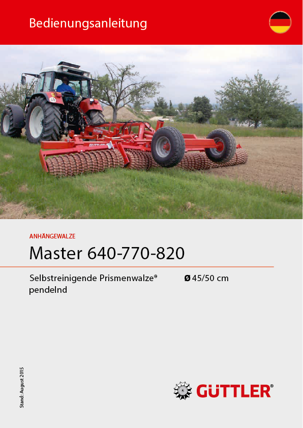 Master 640 / 770 / 820 – GUETTLER GmbH