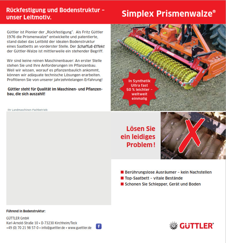 Prospekte und Flyer – GUETTLER GmbH