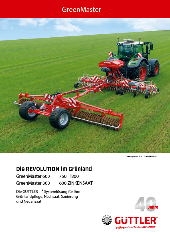 GreenMaster 600 / 750 / 800 – GUETTLER GmbH