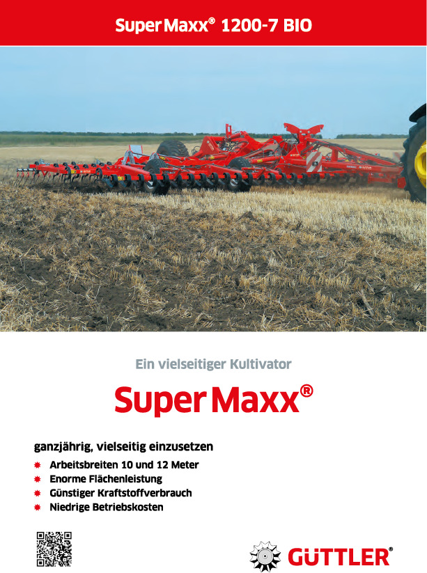 Super Maxx® 1000/1200 – 7 BIO – GUETTLER GmbH
