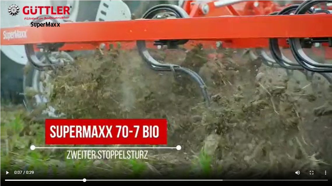SuperMaxx BIO 2-Stoppelsturz Video – GUETTLER GmbH