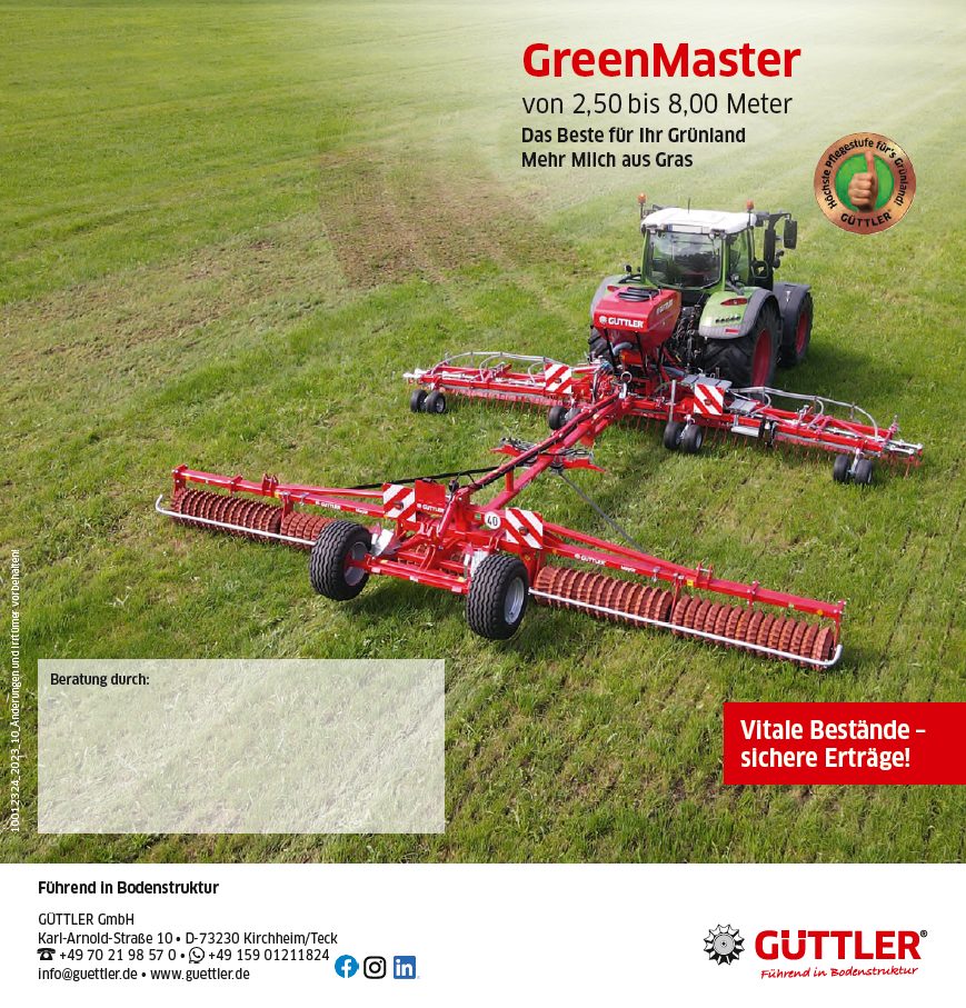 GreenMaster 600 / 750 / 800 – GUETTLER GmbH