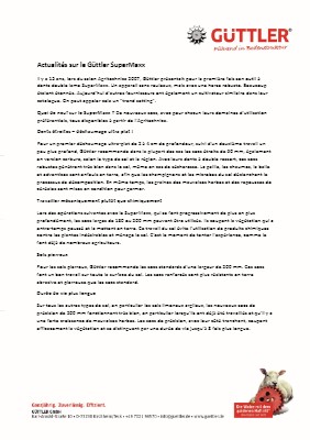 Actuel – GUETTLER GmbH